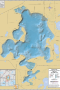 Chippewa Flowage Wall Map