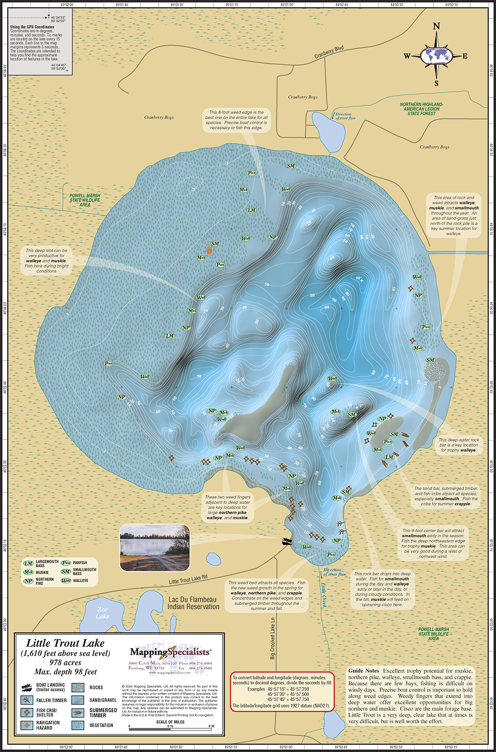 Little Trout Lake Fold Map