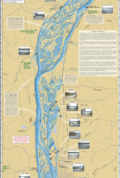 Mississippi River (Pool 10) Wall Map