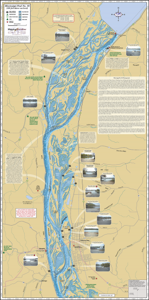 Mississippi River (Pool 10) Fold Map