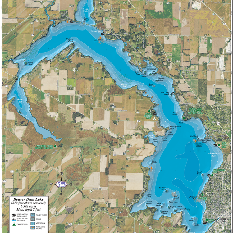 3-D Lake Maps Archives - Mapping Specialists Limited