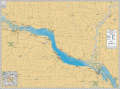Mississippi River (Pool 4)/Lake Pepin Wall Map - Mapping Specialists ...