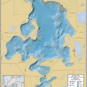 Chippewa Flowage Enhanced Wall Map - Mapping Specialists Limited