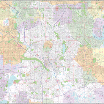 Dallas & Rockwall Counties Street Atlas - Mapping Specialists Limited