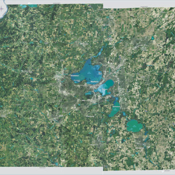 Wisconsin Dells Topo Map with Aerial Photography - Mapping Specialists ...