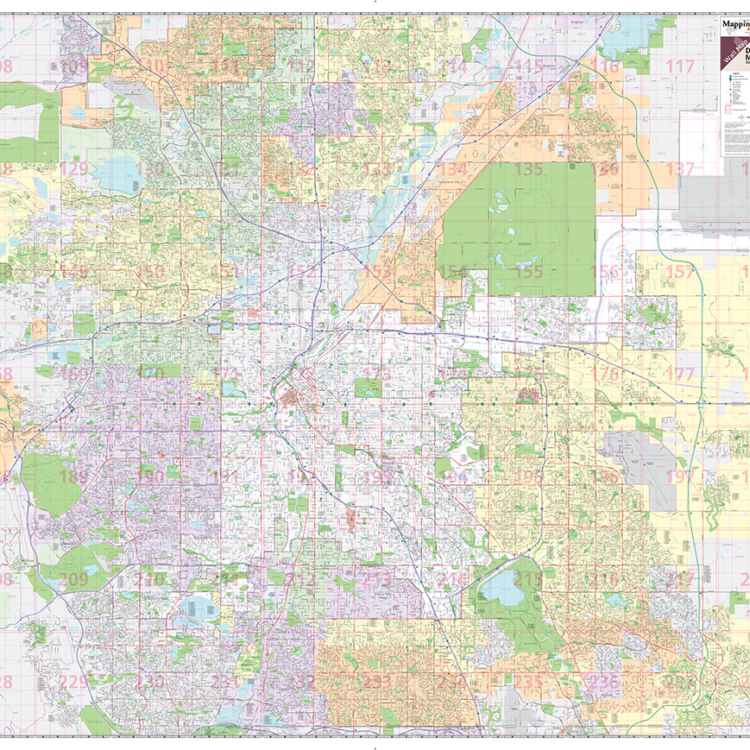 Denver Metro Area Street Atlas - Mapping Specialists Limited