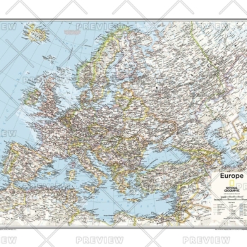 Mediterranean Region Wall Map - Mapping Specialists Limited