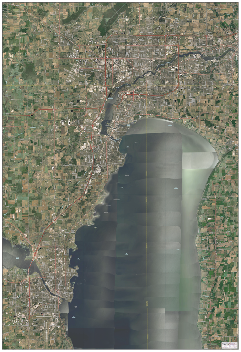 Fox Valley Metro Topo Map with Aerial Photography - Mapping Specialists ...