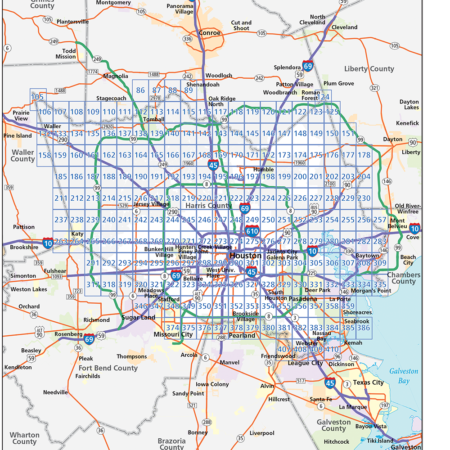 Houston Harris County Street Atlas - Mapping Specialists Limited