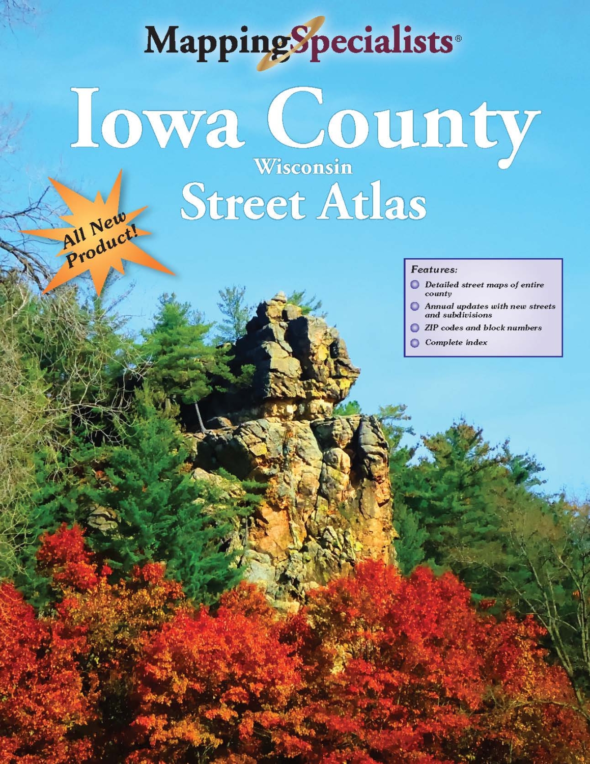 Iowa County Street Atlas - Mapping Specialists Limited