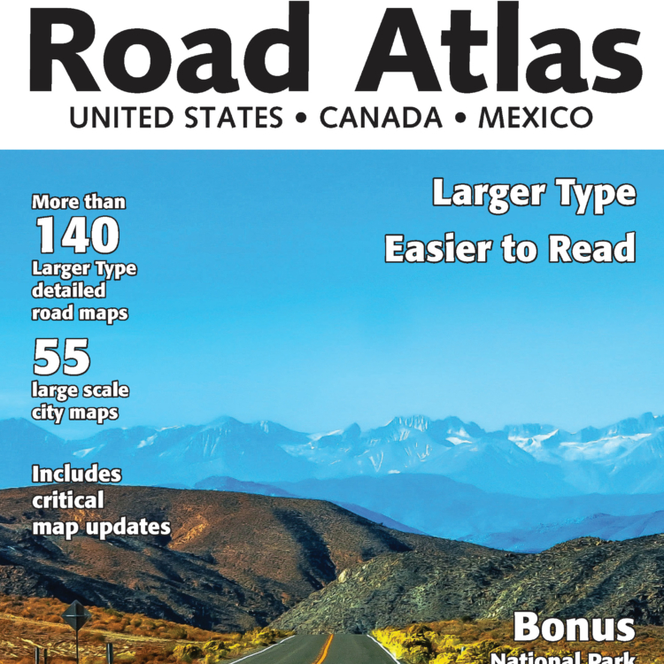 American Highway Road Atlas (Large Format) - Mapping Specialists Limited