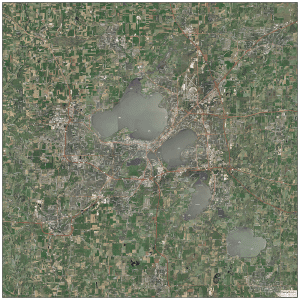 Madison Metro Topo Map with Aerial Photography - Mapping Specialists ...