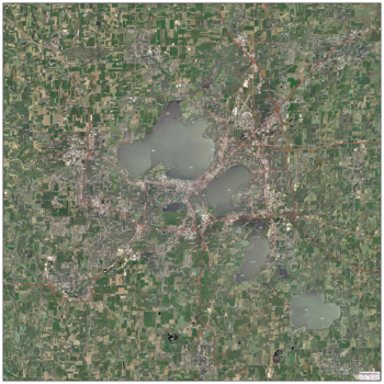 Madison Metro Topo Map with Aerial Photography - Mapping Specialists ...