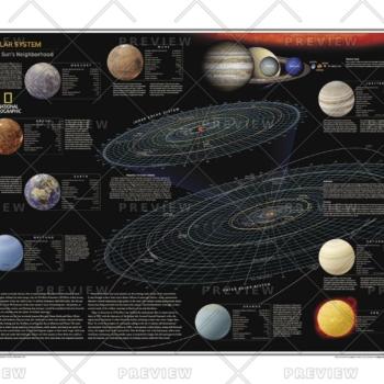 Milky Way Wall Map - Mapping Specialists Limited