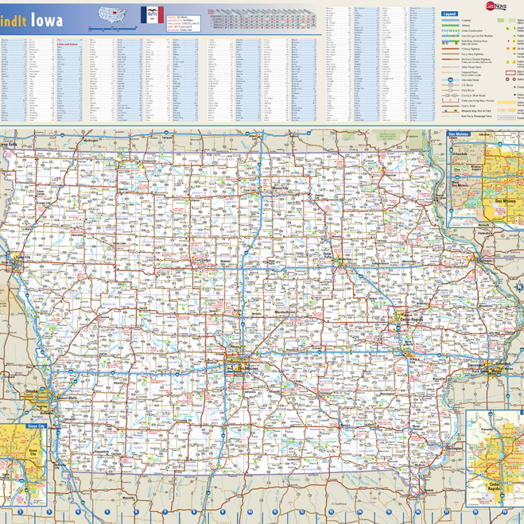 Missouri State Wall Map by Globe Turner - Mapping Specialists Limited