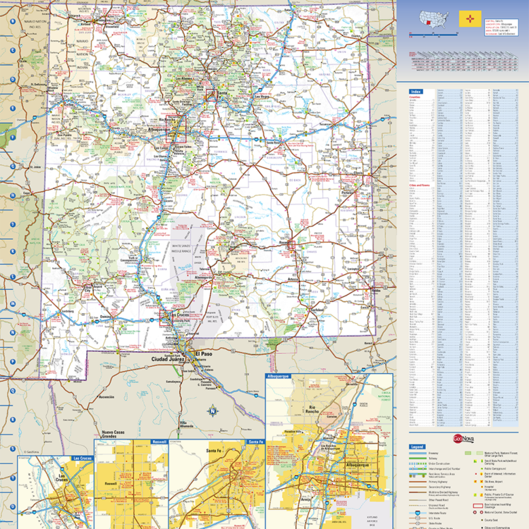 Colorado State Wall Map by Globe Turner - Mapping Specialists Limited