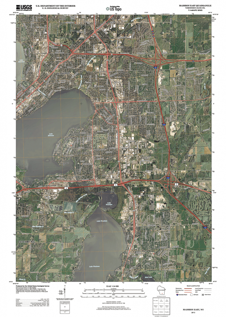 Customized USGS Topo Maps - Mapping Specialists Limited