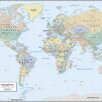 American Highway Road Atlas (Large Format) - Mapping Specialists Limited