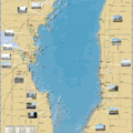 Lake Poygan & Lake Winneconne & Lake Butte des Morts Fold Map - Mapping ...