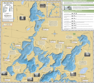 Three Lakes Chain Fold Map - Mapping Specialists Limited