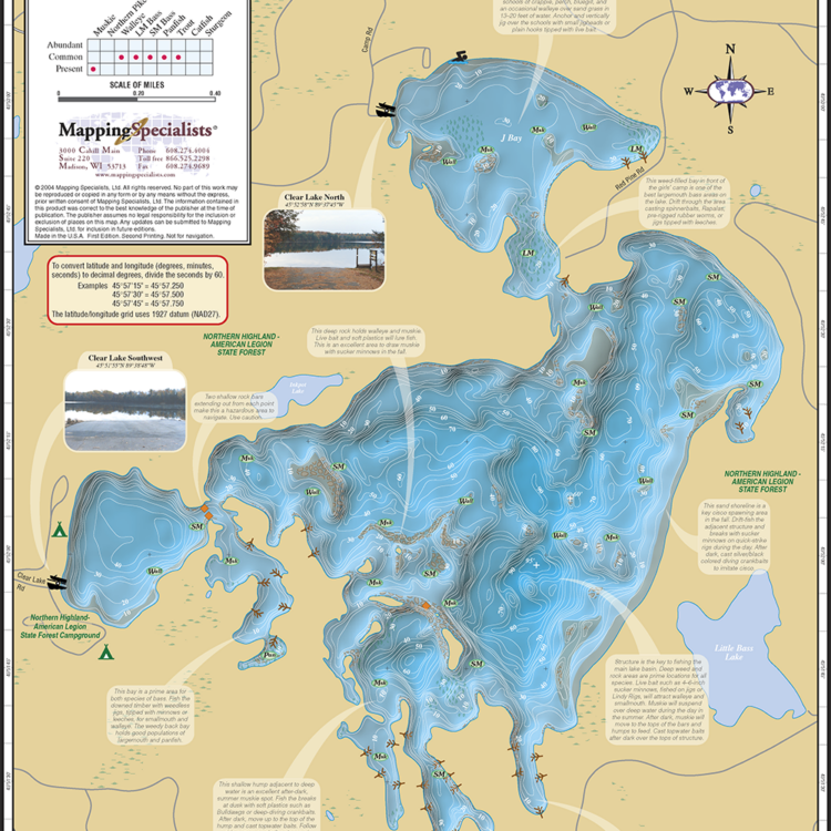 Lake Mohawksin Fold Map - Mapping Specialists Limited