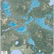Manitowish Lakes Chain Fold Map - Mapping Specialists Limited