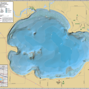 Lake Koshkonong Wall Map - Mapping Specialists Limited
