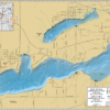 Delavan Lake Wall Map - Mapping Specialists Limited
