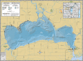 Lake Poygan & Lake Winneconne Wall Map - Mapping Specialists Limited