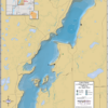 Lake Chetac Enhanced Wall Map - Mapping Specialists Limited