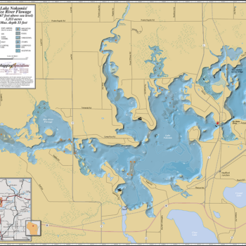 Rainbow Flowage Fold Map - Mapping Specialists Limited