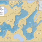 Eagle River Chain (Northern Lakes) Wall Map - Mapping Specialists Limited