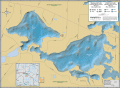 Manitowish & Little Star Lakes (Manitowish Chain) Wall Map - Mapping ...