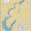 Lake Chetac Enhanced Wall Map - Mapping Specialists Limited