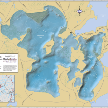 Turtle-Flambeau Flowage Fold Map - Mapping Specialists Limited