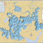 Presque Isle & Van Vliet Lake Wall Map - Mapping Specialists Limited