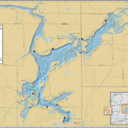 Chequamegon Waters Flowage (Miller Dam) Wall Map - Mapping Specialists ...