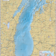 Sturgeon Bay Wall Map - Mapping Specialists Limited